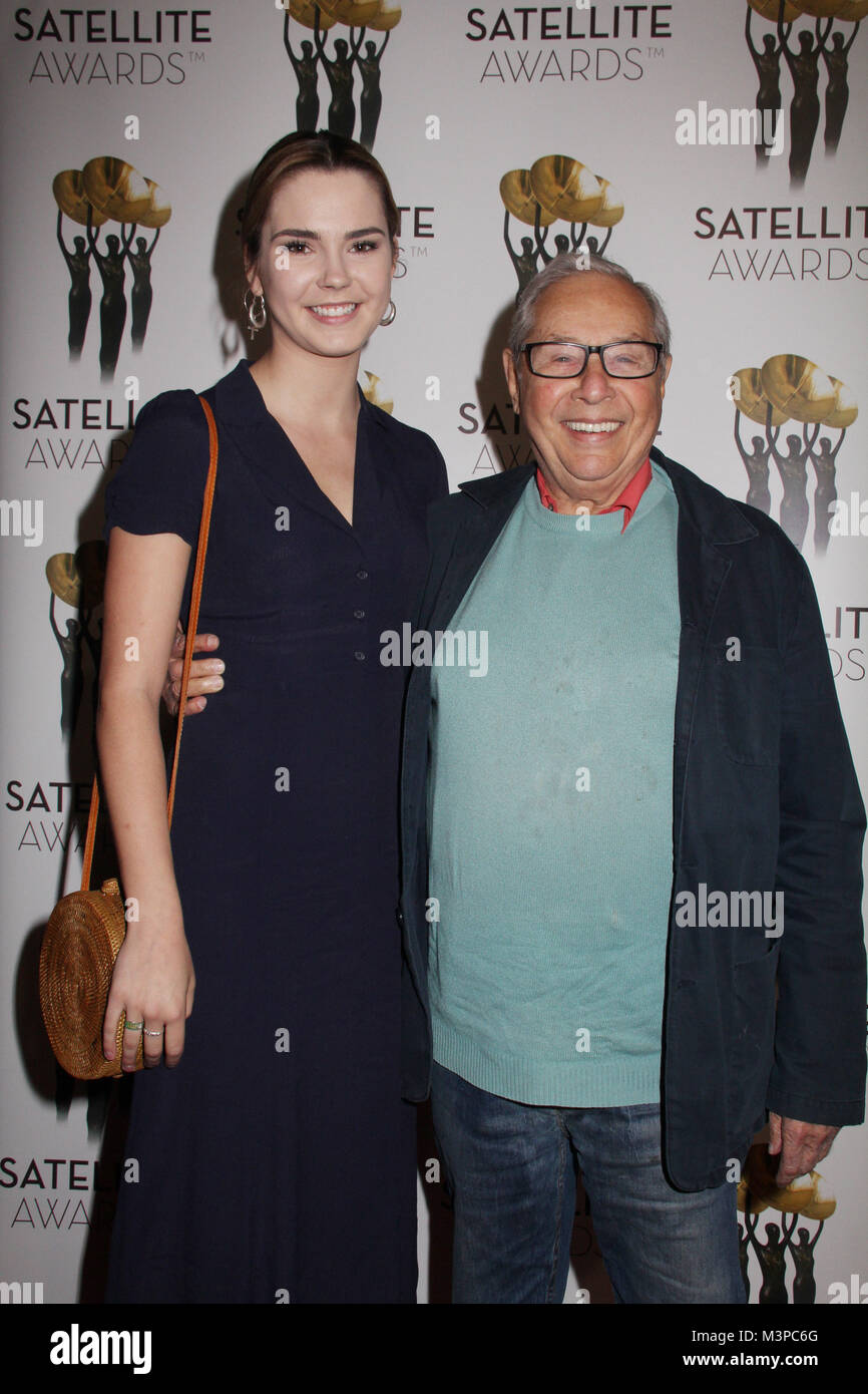 Los Angeles, USA. 11th Feb, 2018. Mark Rydell, Siena Bjornerud 02/11 ...