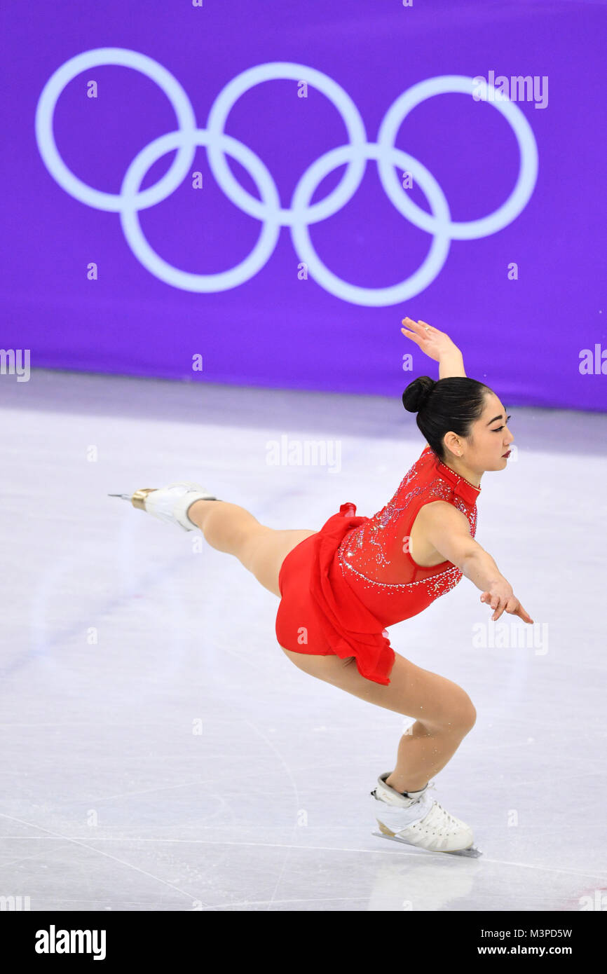 Gangneung, South Korea. Credit: MATSUO. 12th Feb, 2018. Mirai Nagasu ...