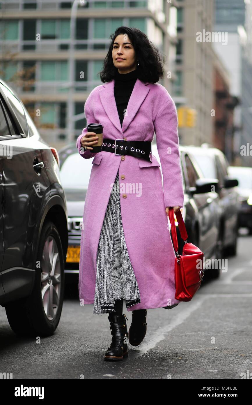 Caroline Issa, Editor of Tank Magazine, attending a runway show during ...