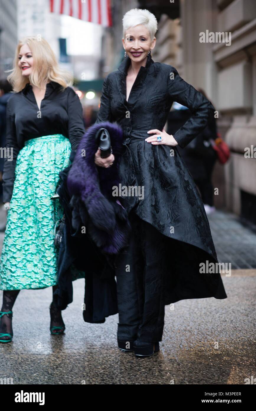 New York City, USA. 10th Feb, 2018. Camerone Elise Parker arriving for ...