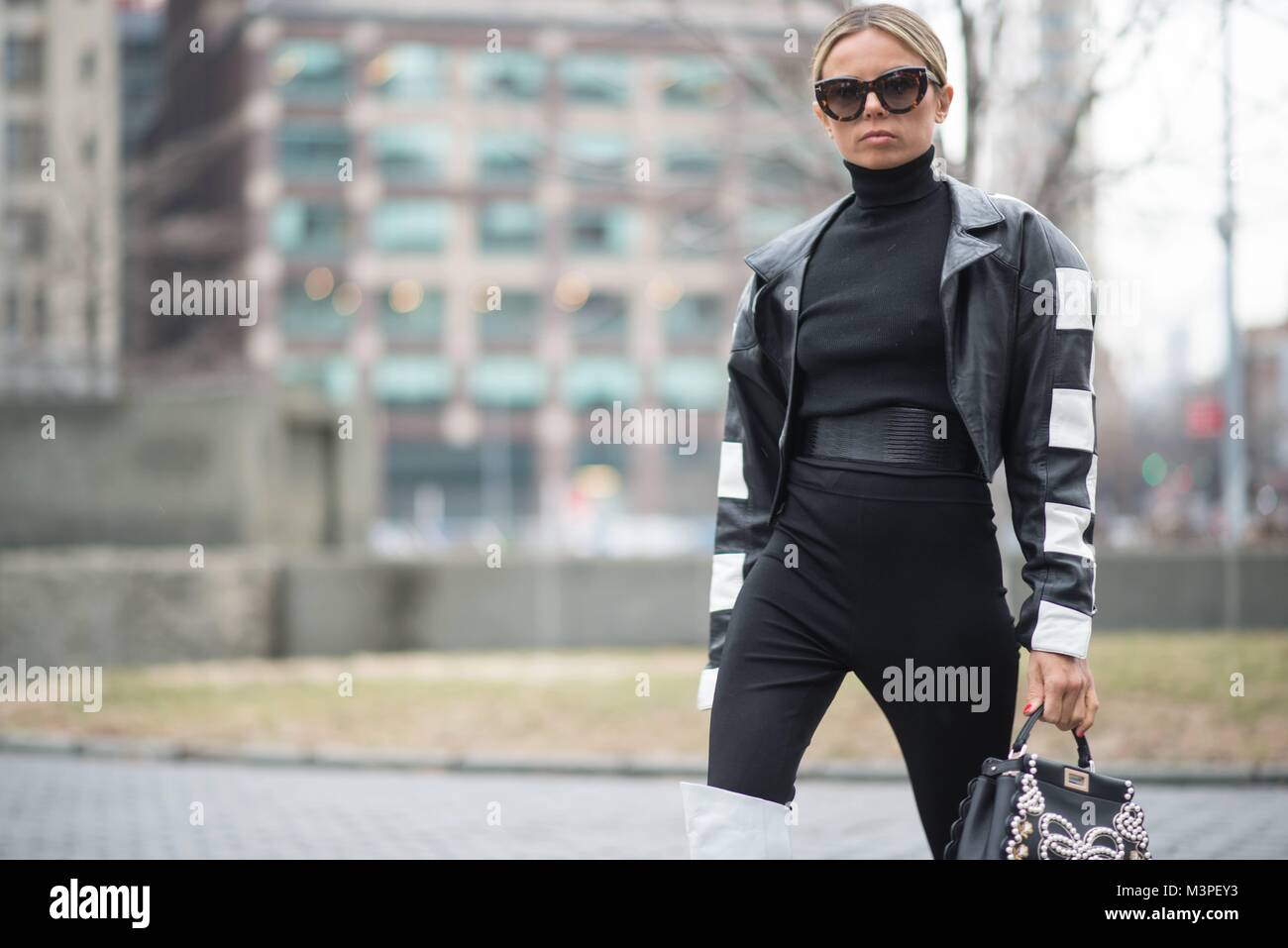 New York City, USA. 10th Feb, 2018. Erica Pelosini Leeman, Art Director ...