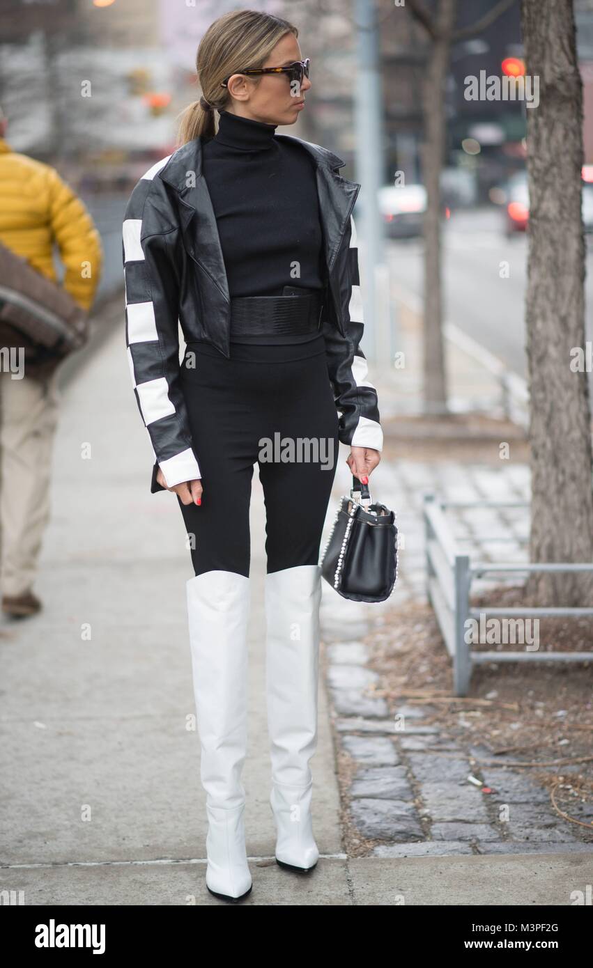 New York City, USA. 10th Feb, 2018. Erica Pelosini Leeman, Art Director ...