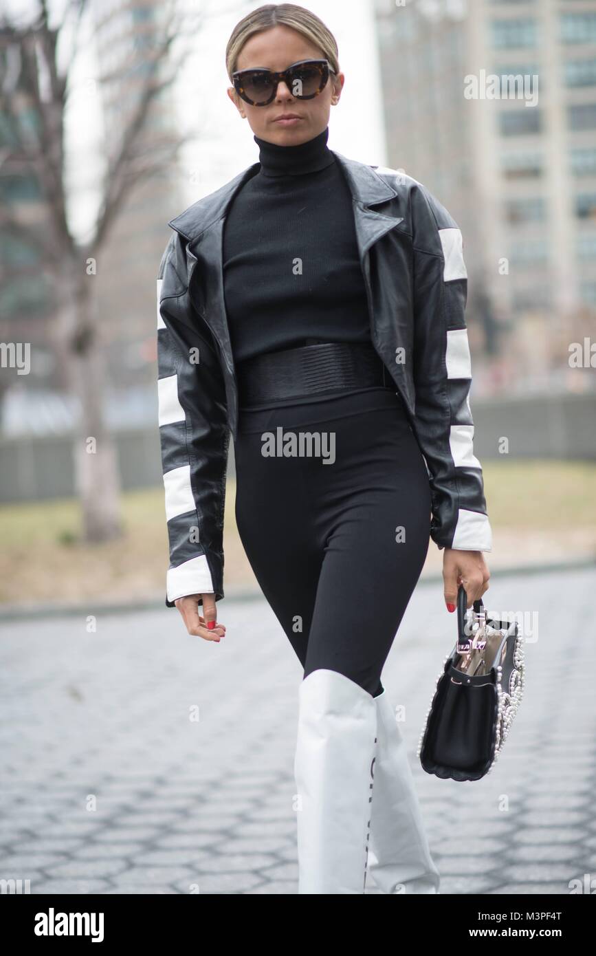 New York City, USA. 10th Feb, 2018. Erica Pelosini Leeman, Art Director ...