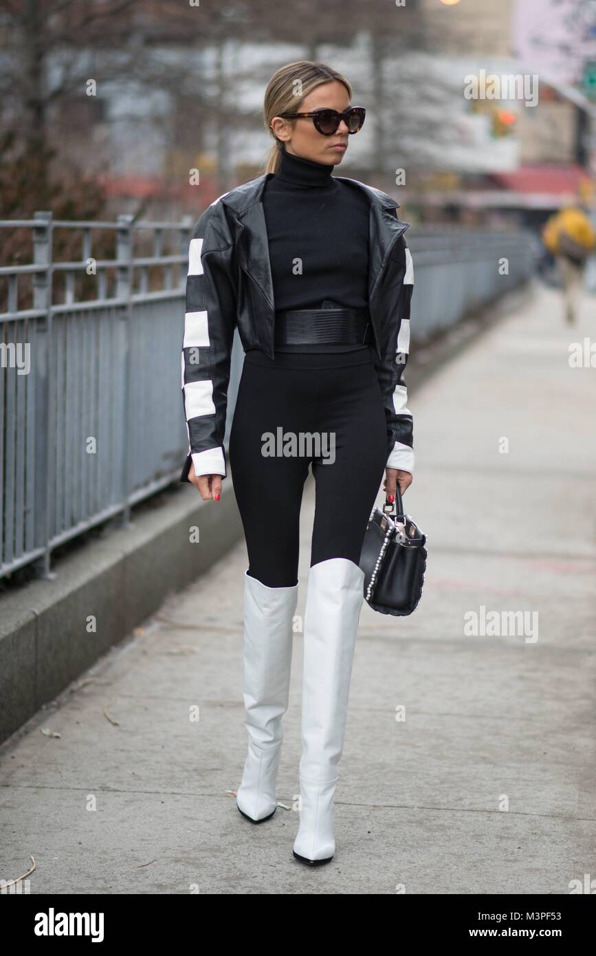 New York City, USA. 10th Feb, 2018. Erica Pelosini Leeman, Art Director ...