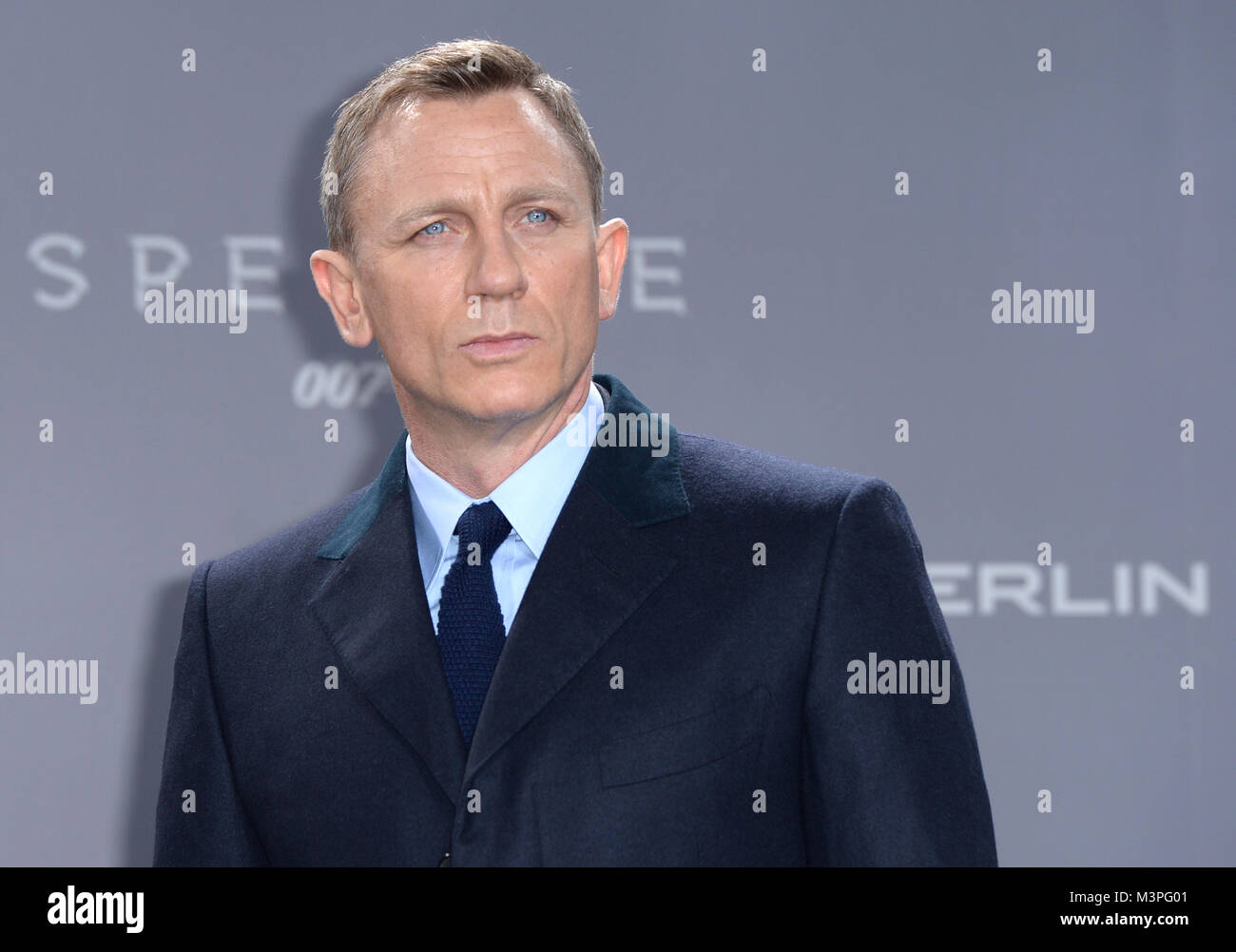 Actor Daniel Craig poses at the Cinestar cinema at Potsdamer Platz in ...