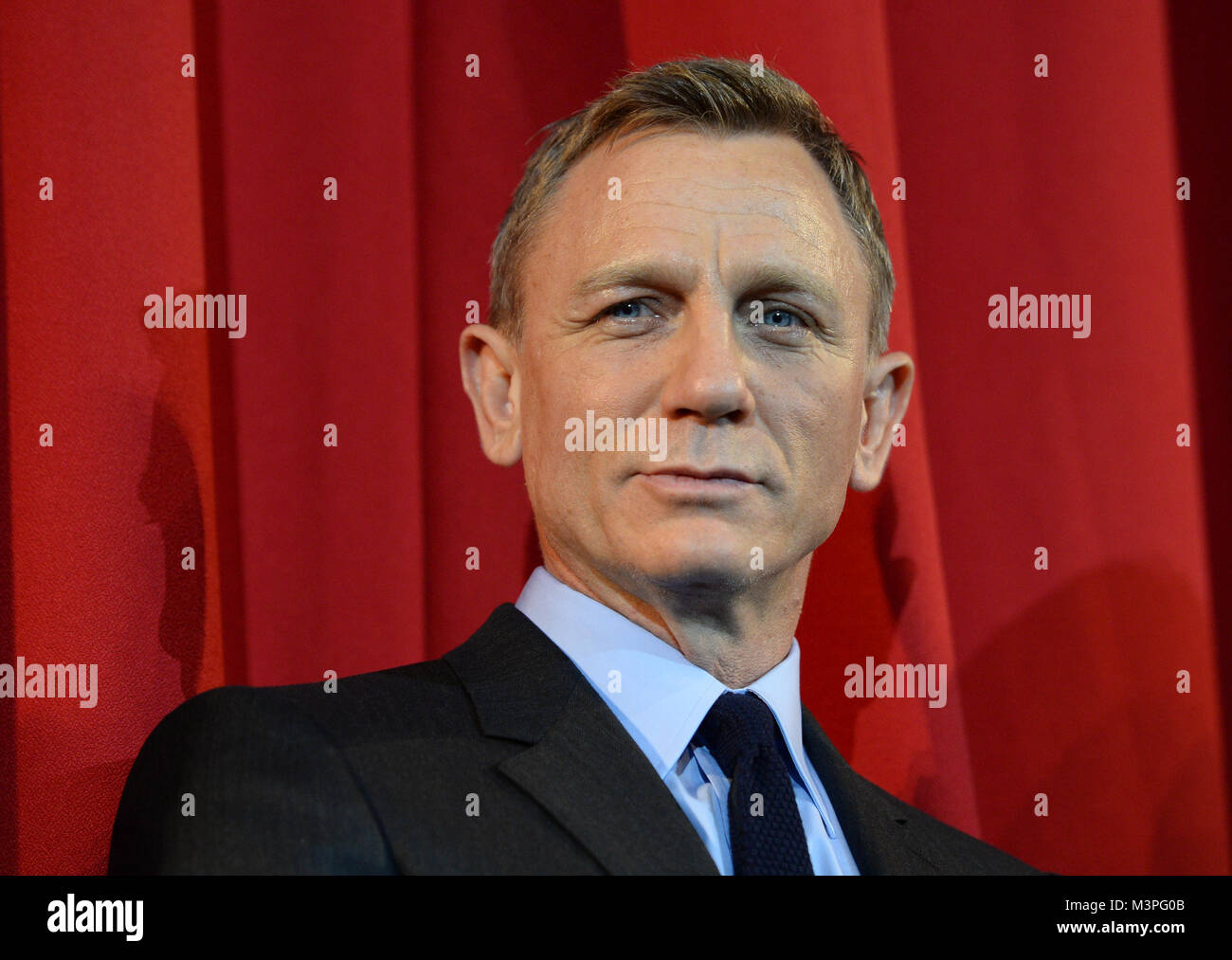Actor Daniel Craig poses at the Cinestar cinema at Potsdamer Platz in ...