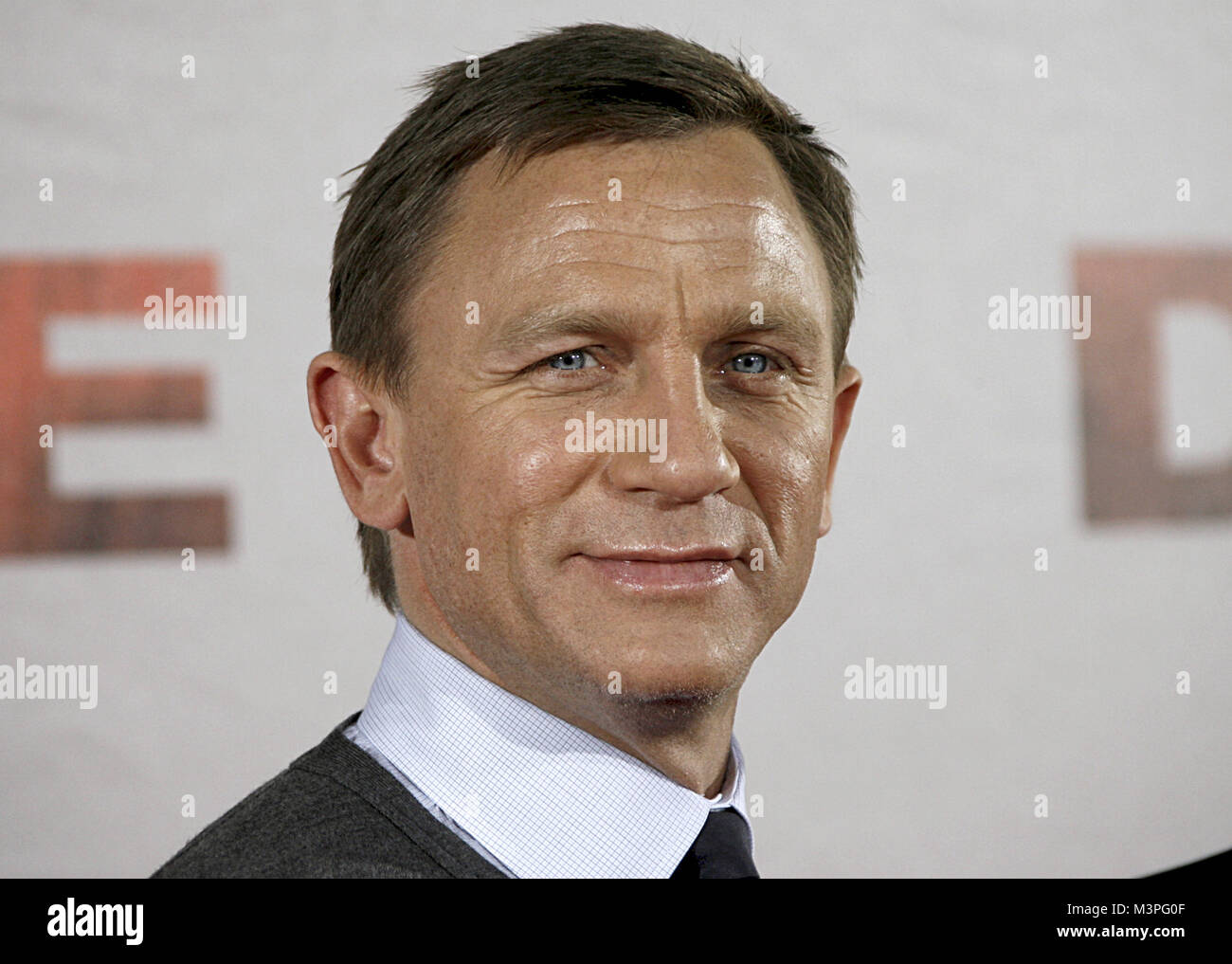 Munich, Germany. 16th Jan, 2009. British actor Daniel Craig pictured ...
