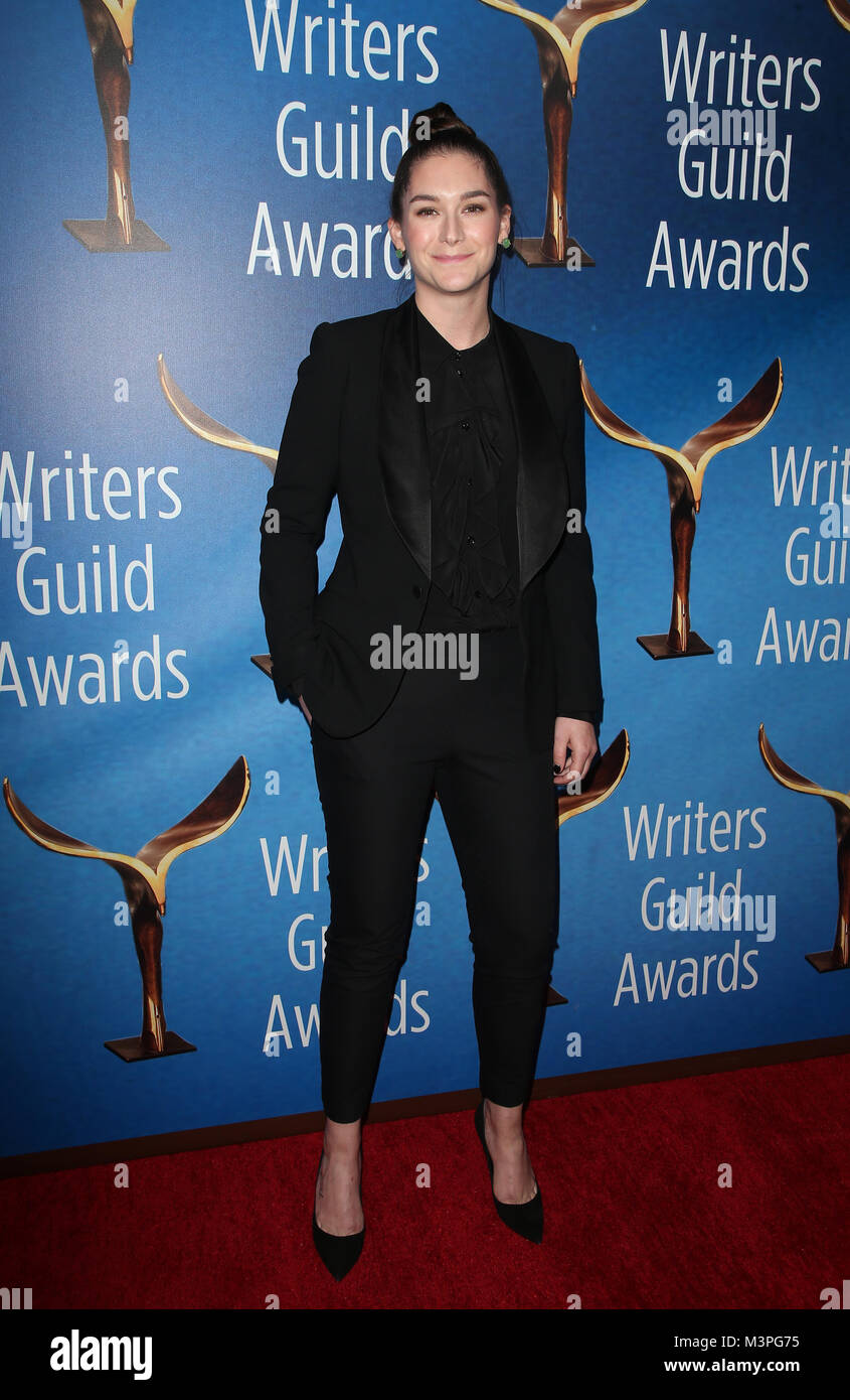 Beverly Hills, USA. 11th Feb, 2018. Liz Hannah, at the 2018 Writers ...