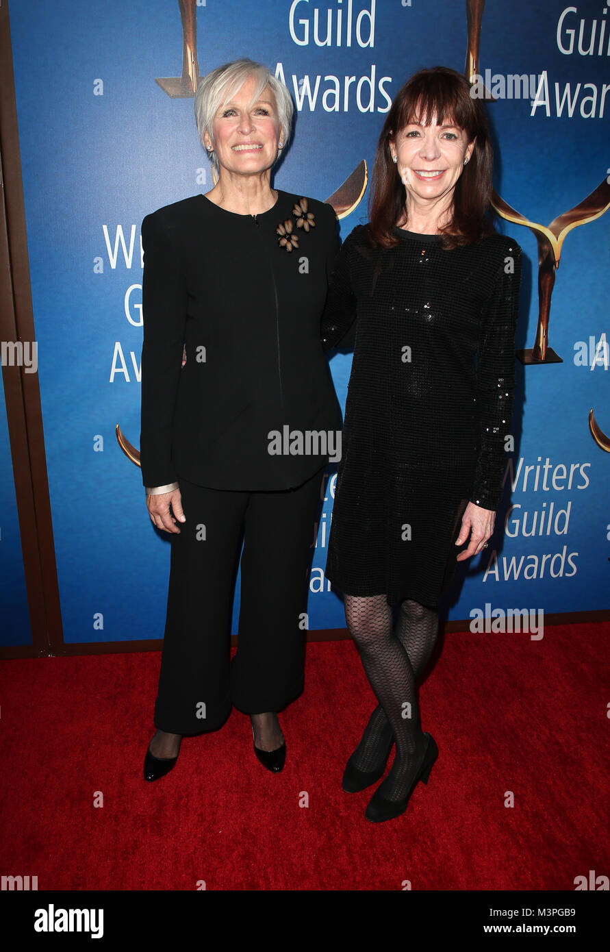 Beverly Hills, USA. 11th Feb, 2018. Glenn Close, Alison Cross, at the ...