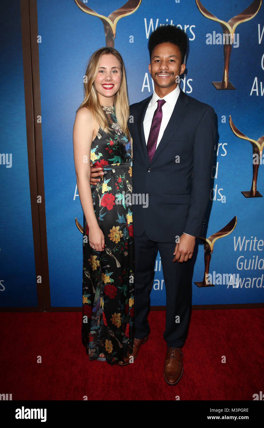 Beverly Hills, USA. 11th Feb, 2018. Rebecca Forsythe, Willie Hunter, at ...