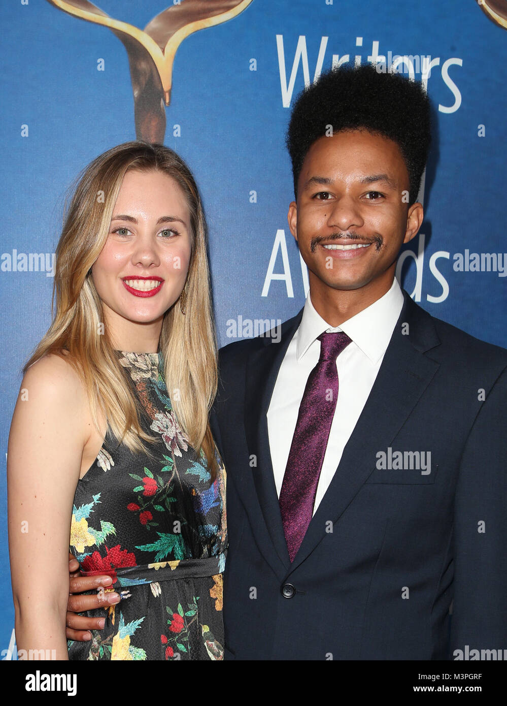 Beverly Hills, USA. 11th Feb, 2018. Rebecca Forsythe, Willie Hunter, at ...