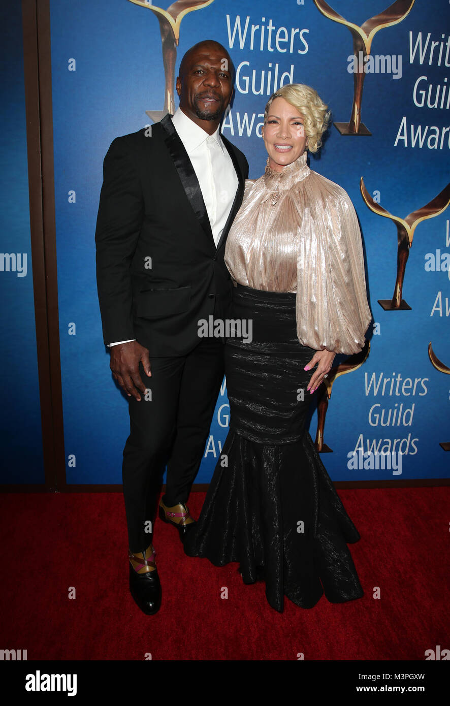 Beverly Hills, USA. 11th Feb, 2018. Terry Crews, Rebecca King-Crews, at ...