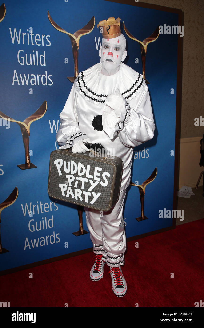 Beverly Hills, USA. 11th Feb, 2018. Mike Geier aka Puddles Pity Party ...