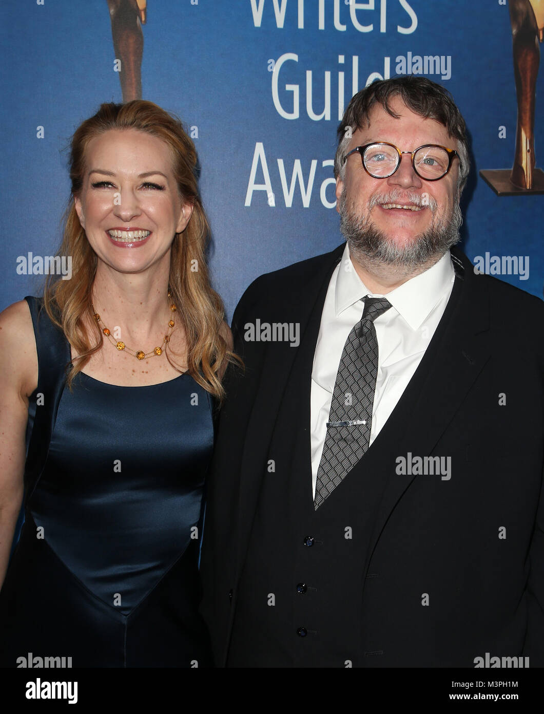 Beverly Hills, USA. 11th Feb, 2018. Vanessa Taylor, Guillermo del Toro ...