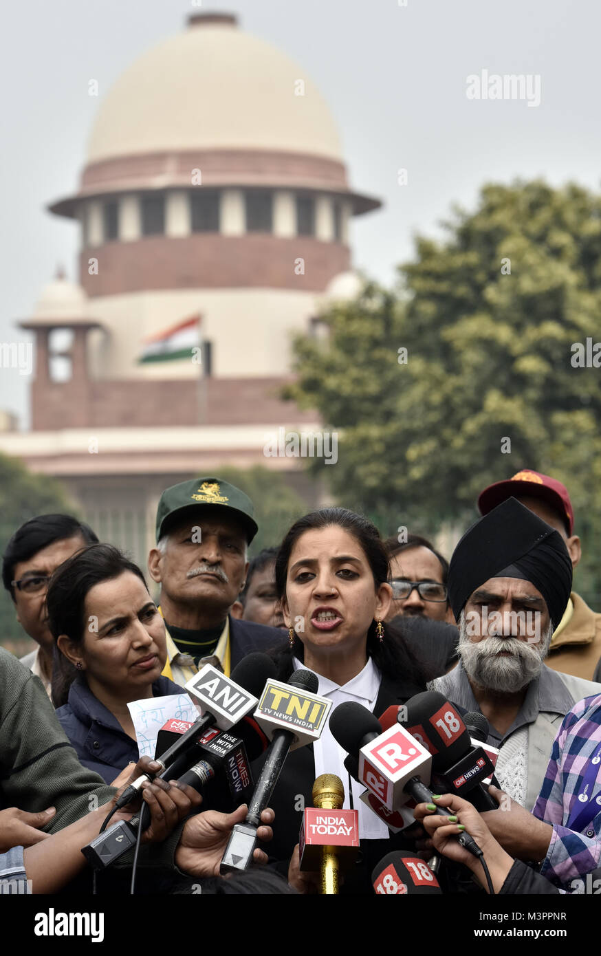 NEW DELHI, INDIA - FEBRUARY 12: Aishwarya Bhati Advocate of Major ...