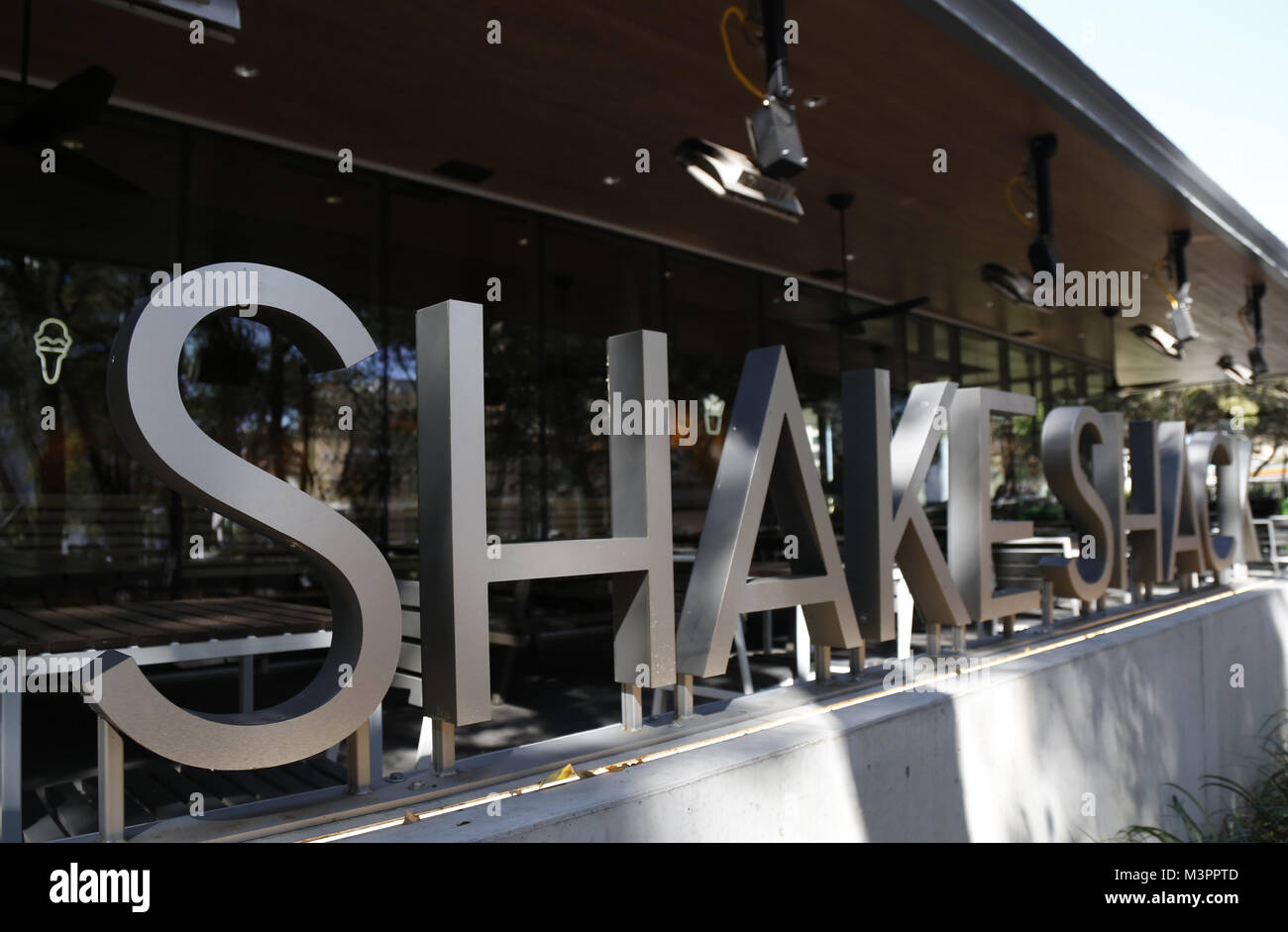 February 12, 2018 - Dallas, TX, USA - A Shake Shack is seen here in ...