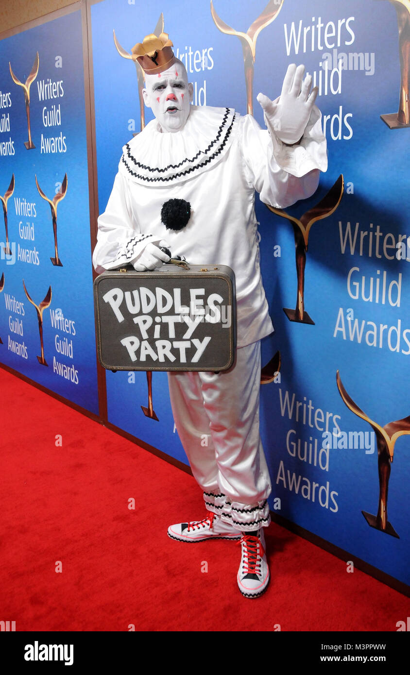 BEVERLY HILLS, CA - FEBRUARY 11: Singer Mike Geier, aka Puddles Pity ...