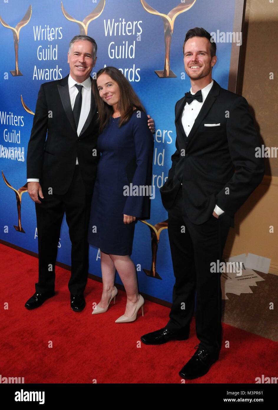 BEVERLY HILLS, CA - FEBRUARY 11: (L-R) Writer Dan Greenberger, guest ...