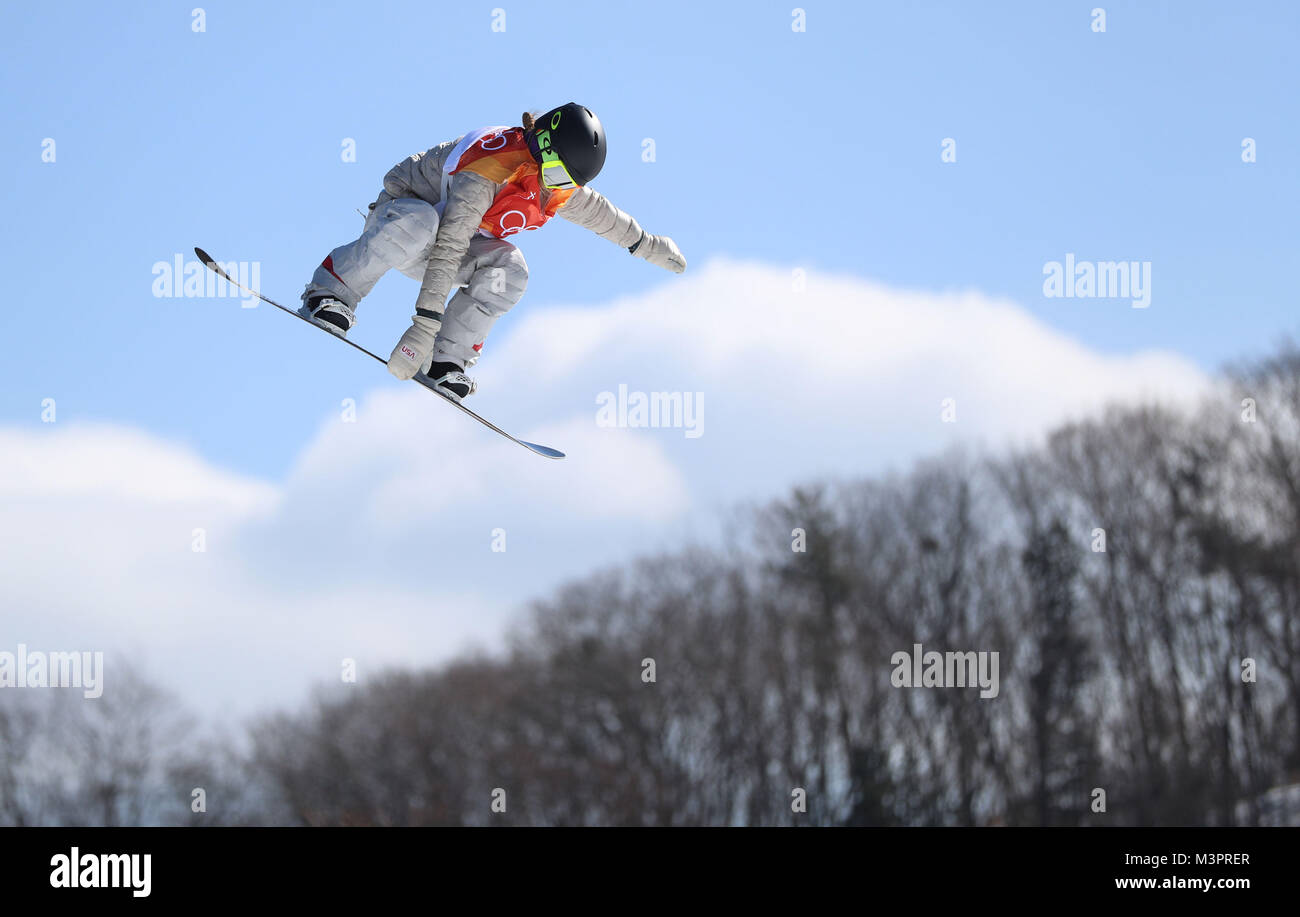 USA's Jamie Anderson in the Ladies' Slopestyle Snowboard Final during ...