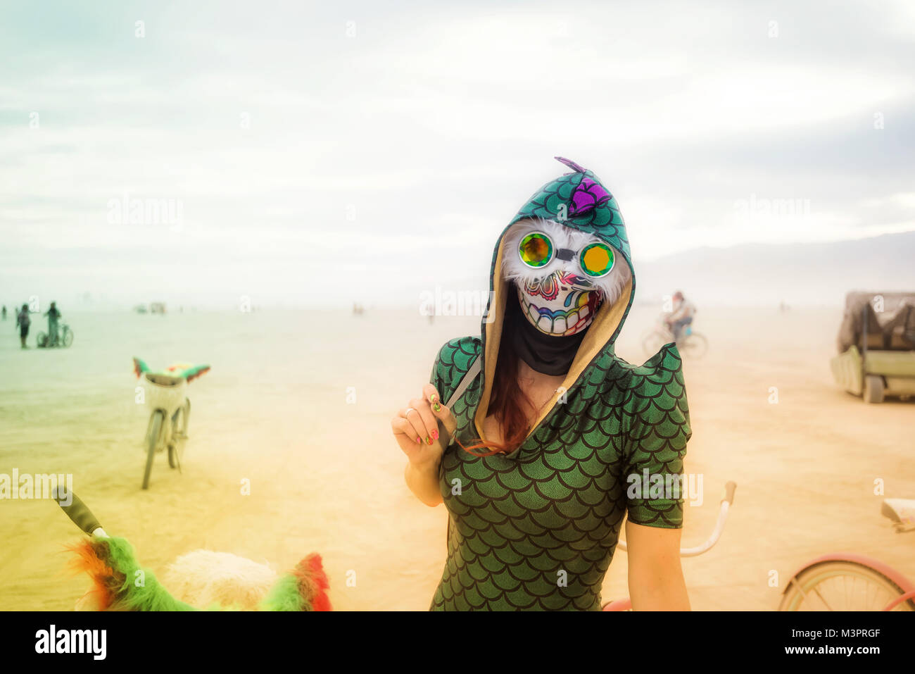 Burning man festival black rock hi-res stock photography and images - Alamy