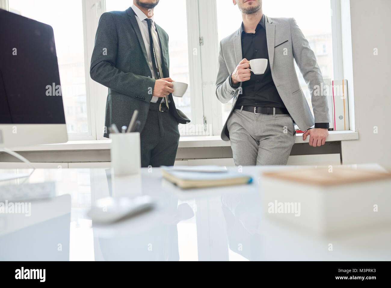 Employees on Coffee Break Stock Photo - Alamy