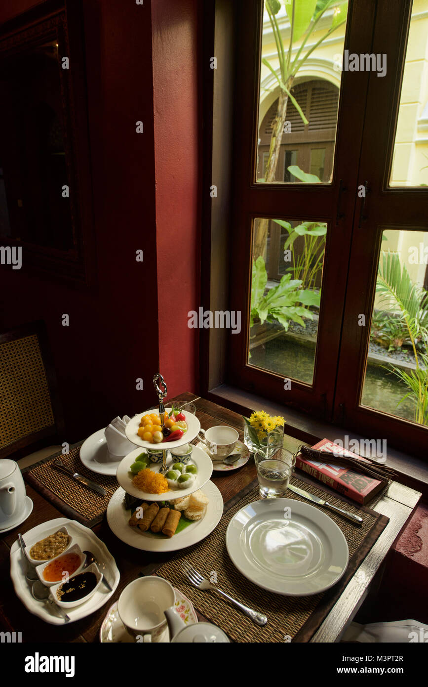 Afternoon tea at the beautiful Italian-Thai mansion, The Praya Palazzo ...