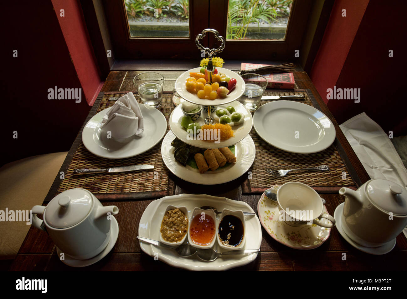 Afternoon tea at the beautiful Italian-Thai mansion, The Praya Palazzo ...