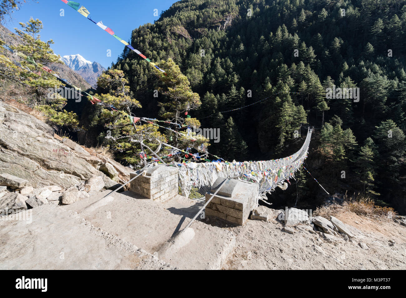 Nepal bridge hi-res stock photography and images - Alamy