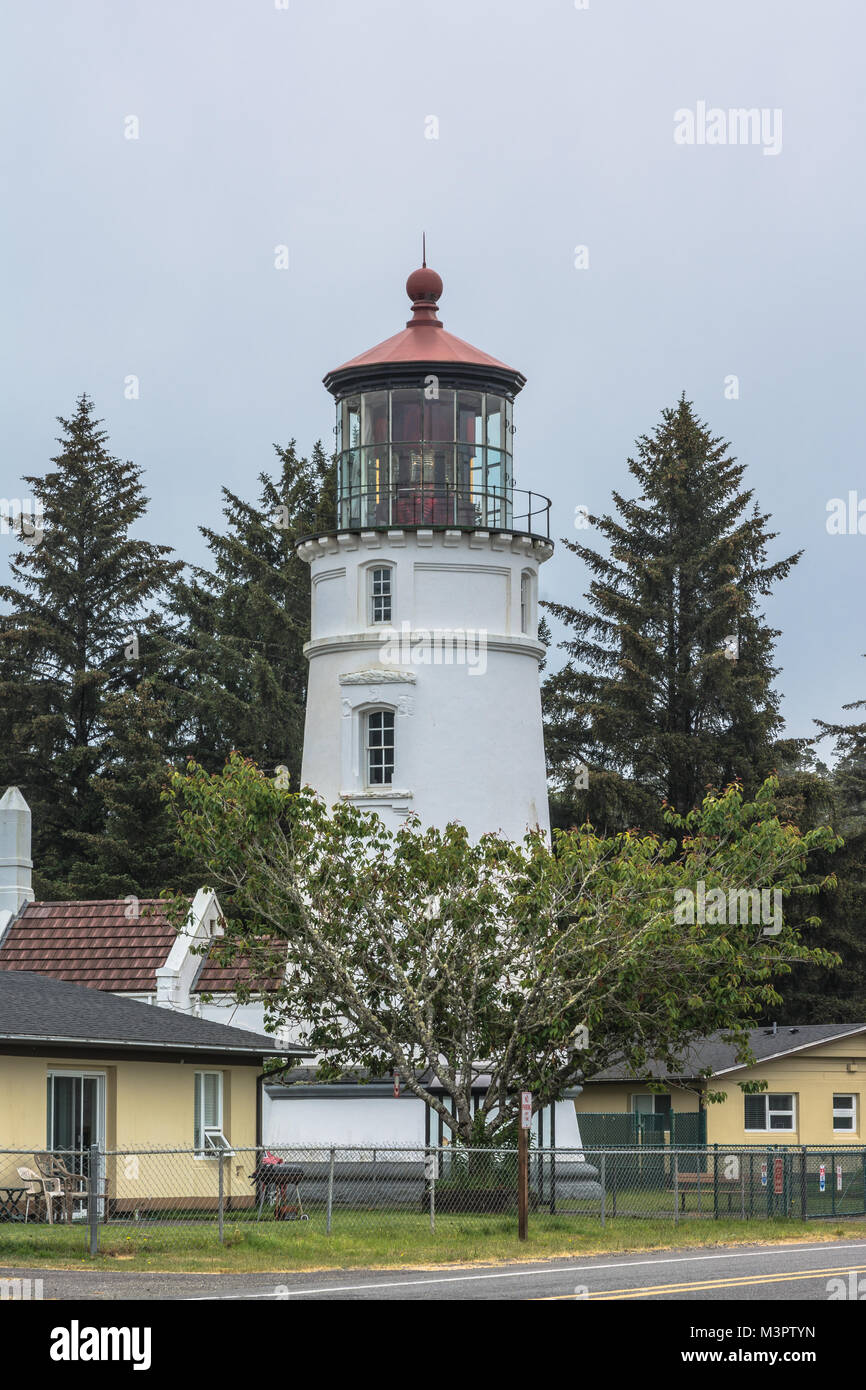 Umpqua Lighthouse, Oregon Stock Photo - Alamy