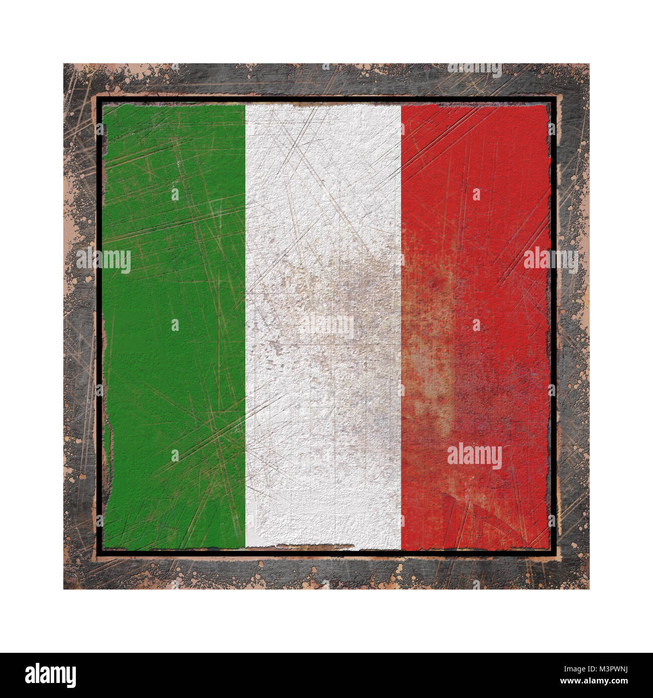 Metallic italian flag hi-res stock photography and images - Alamy