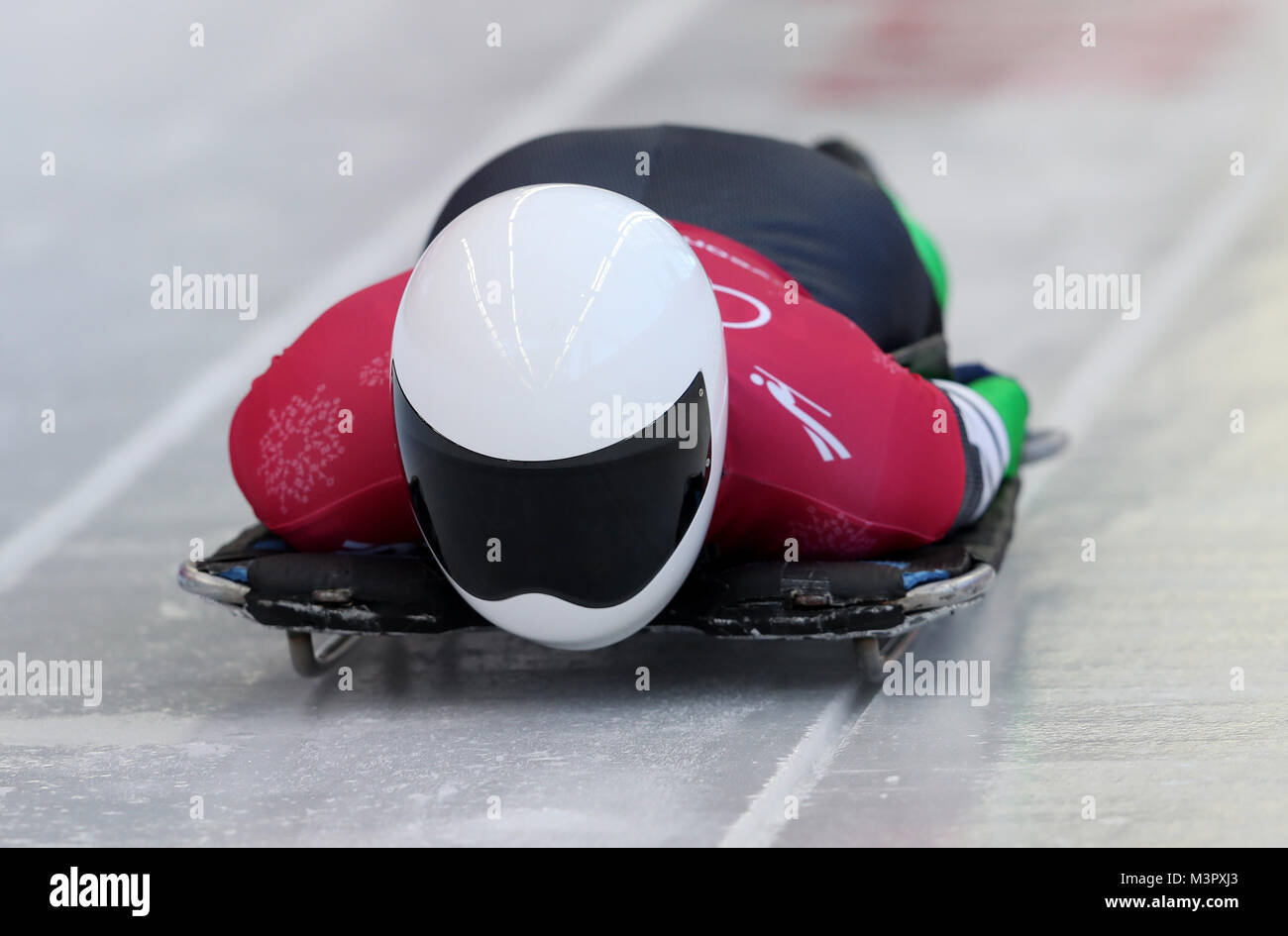 Nigeria's Simidele Adeagbo during the Women's Skeleton practice on day ...