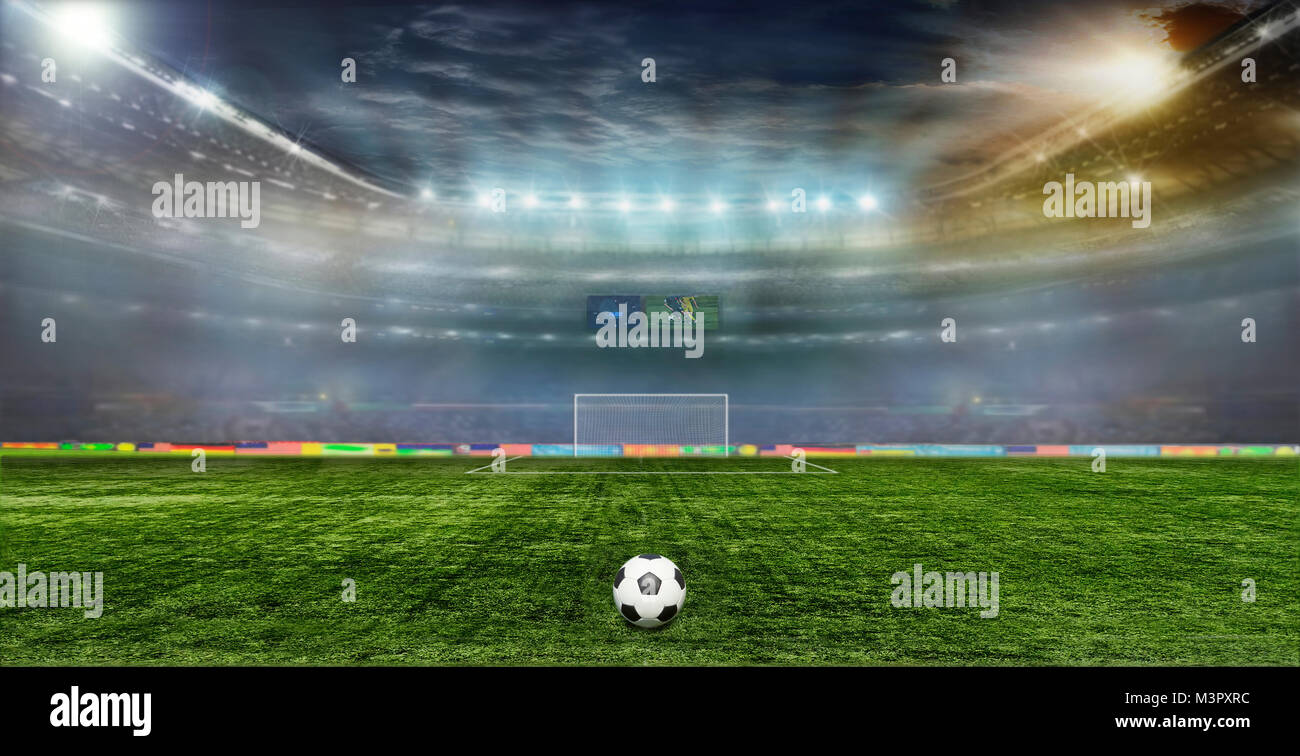 Soccer stadium banner hi-res stock photography and images - Alamy
