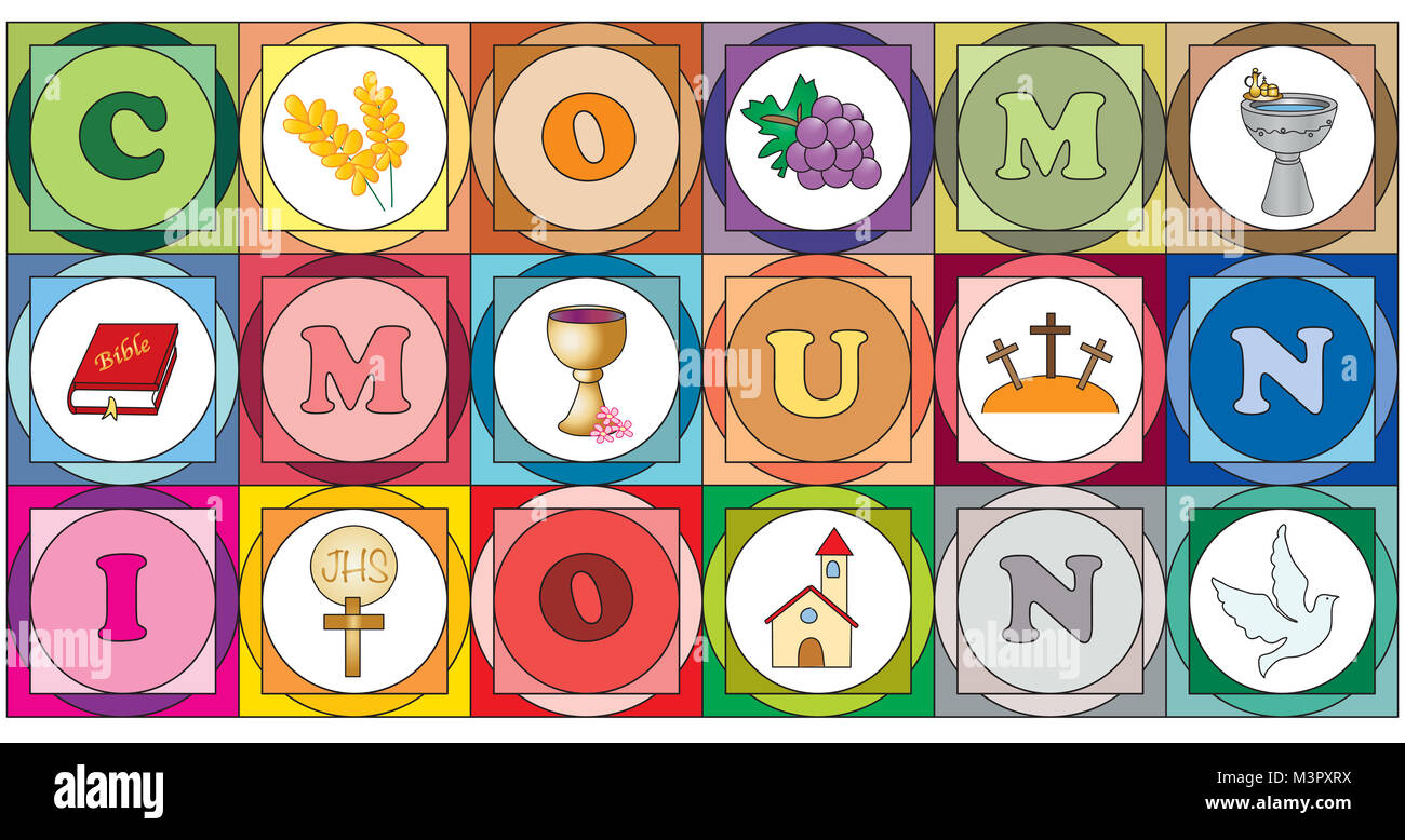 Dove first communion icon hi-res stock photography and images - Alamy