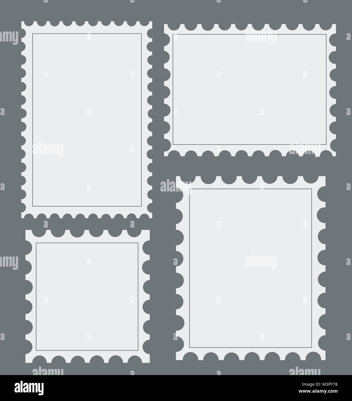 Postage mark cartoon Stock Vector Images - Alamy