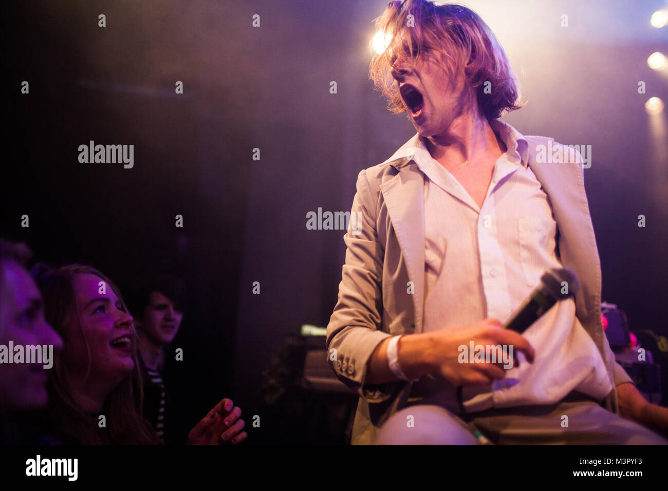 The American indie rock band Foxygen performs a live concert at the ...