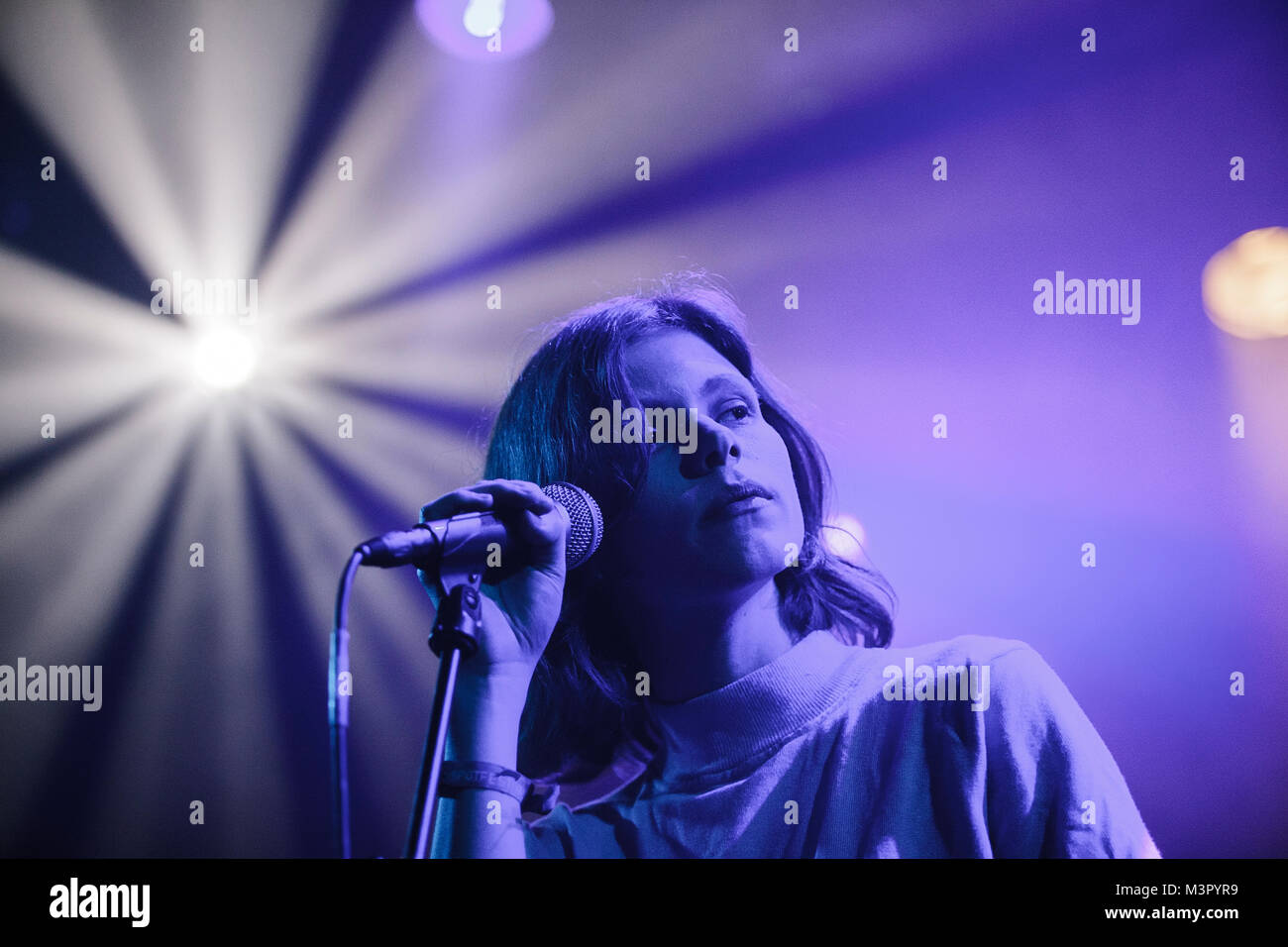 The Norwegian dream pop singer and songwriter Guns performs a live ...