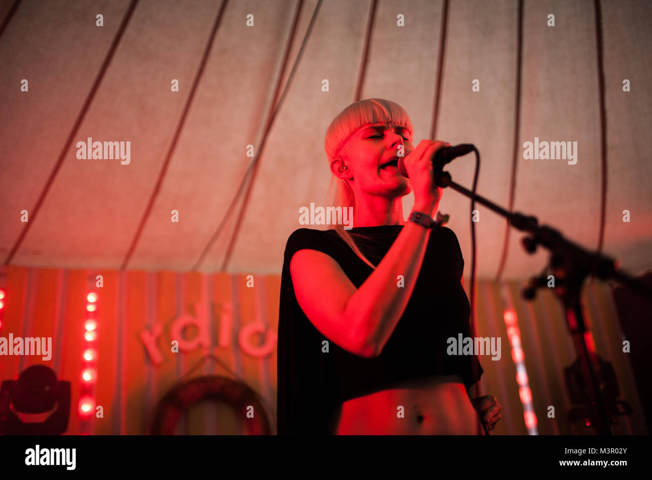 The alternative Danish pop duo Kill J is here pictured with lead singer ...