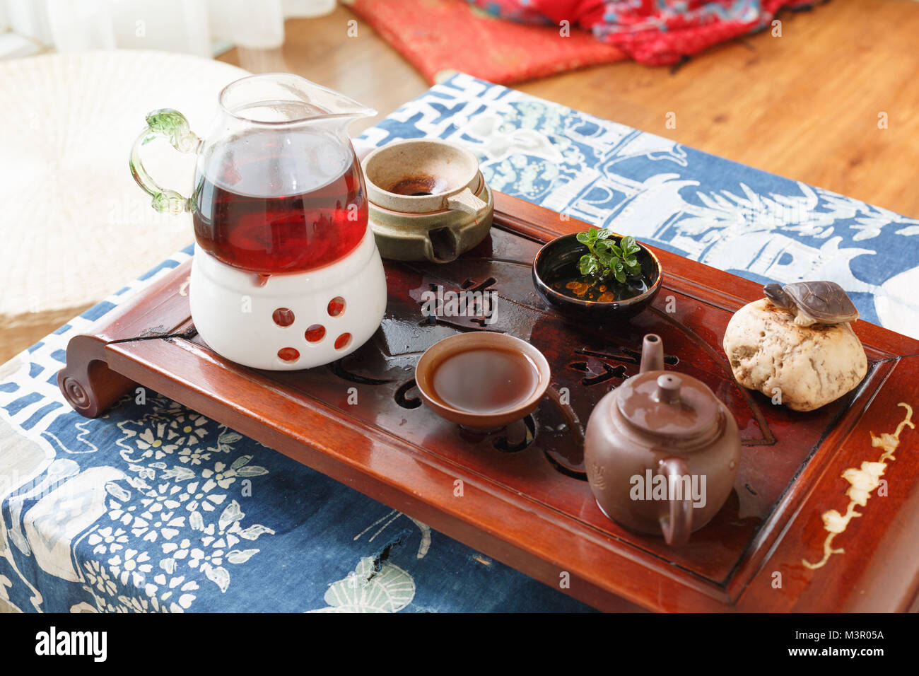 Chinese people drink tea life style, still life Stock Photo - Alamy