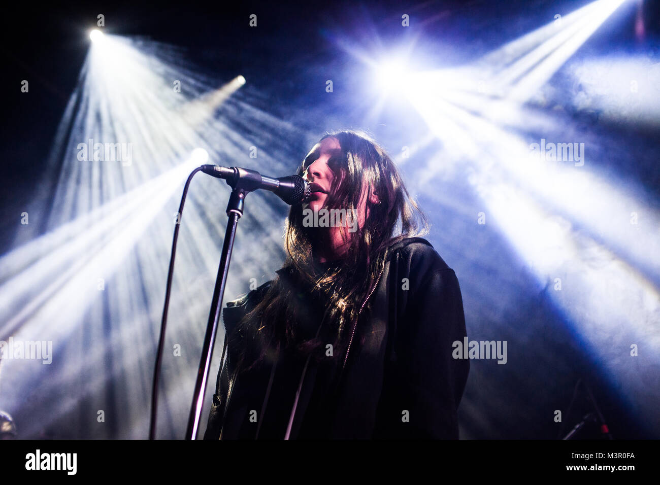 The Swedish singer Nicole Sabouné performs a live concert at the Nordic ...
