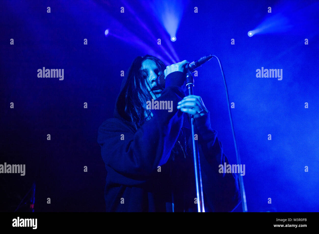 The Swedish singer Nicole Sabouné performs a live concert at the Nordic ...