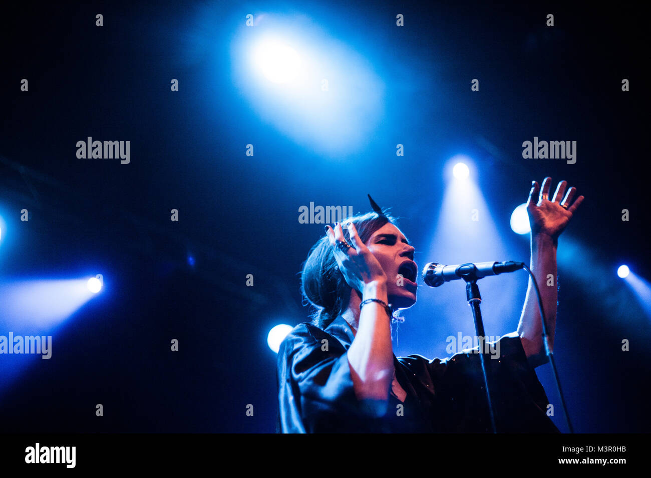 The Swedish singer, musician and songwriter Nina Persson performs a ...