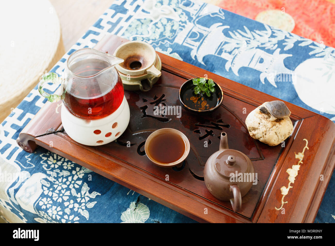 Chinese people drink tea life style, still life Stock Photo - Alamy