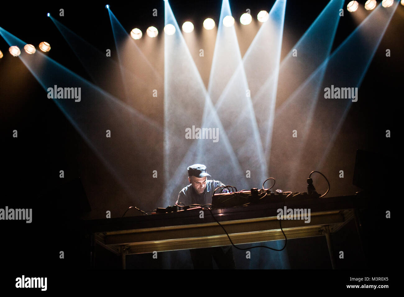 The German DJ, electronic music composer and musician Rashad Becker ...