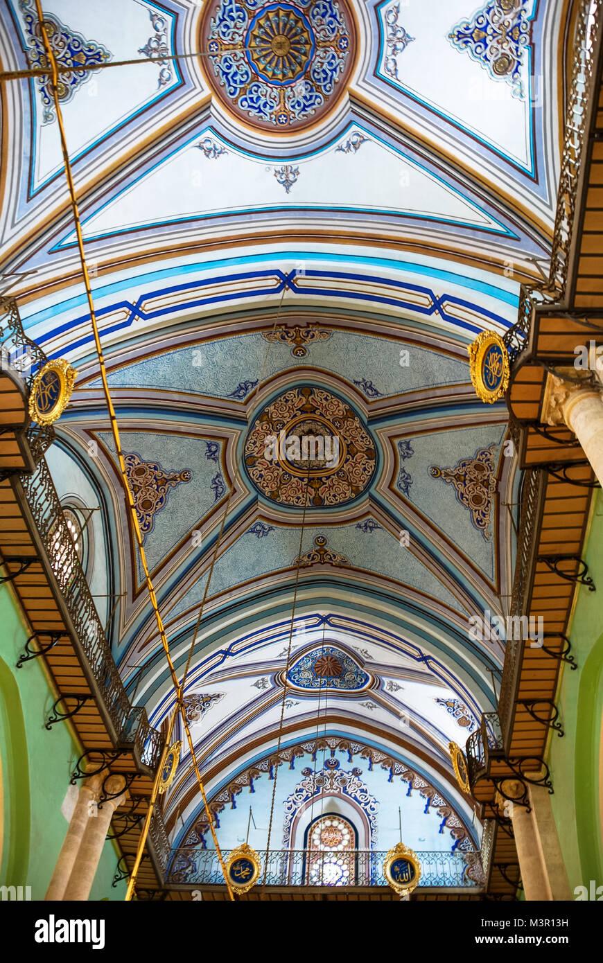 Vertical picture of the beautiful and colorful ceiling of Cave of ...