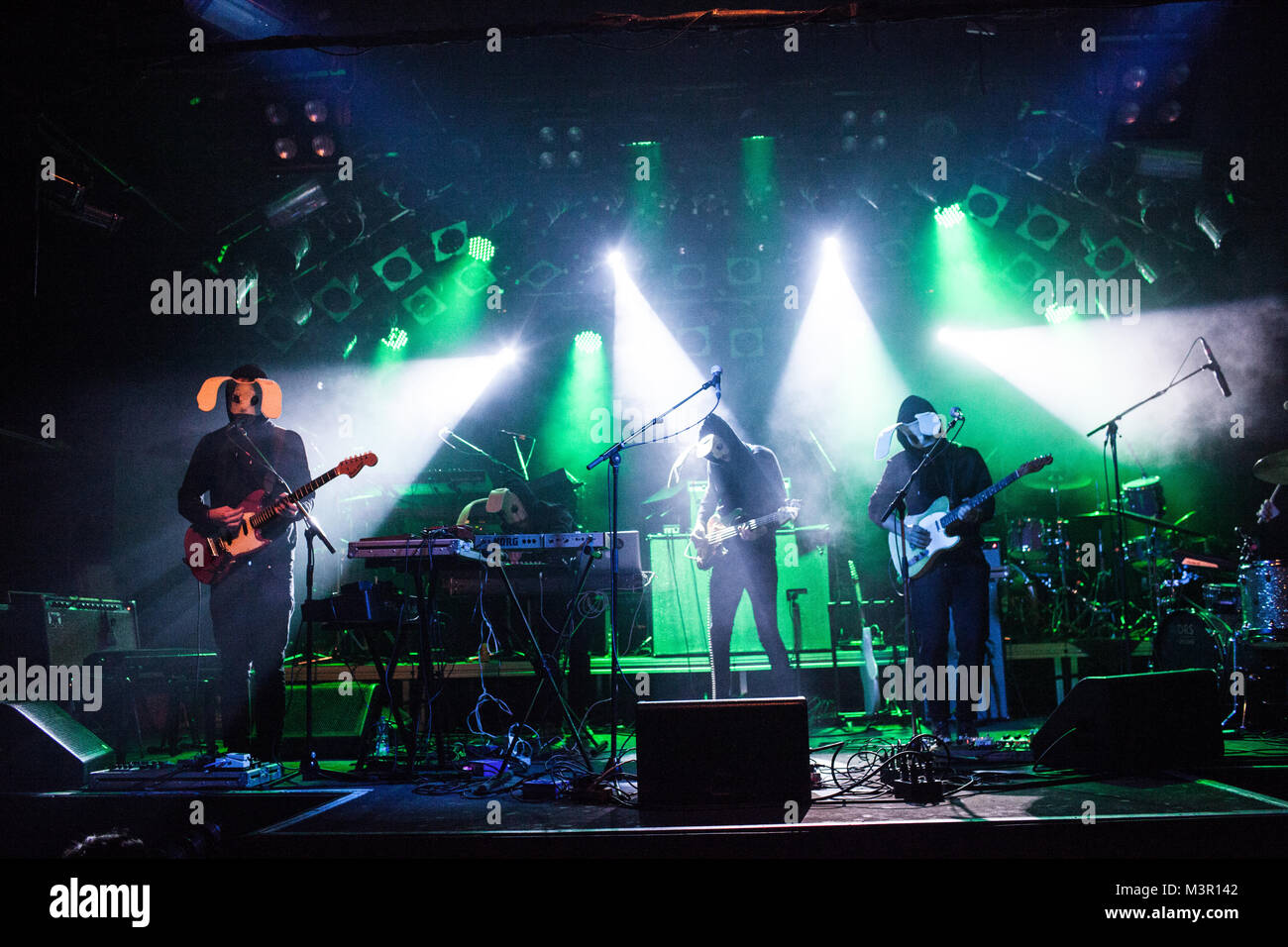 The Danish music project Sleep Party People performs a live concert at ...