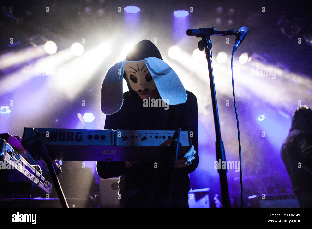 The Danish music project Sleep Party People performs a live concert at ...