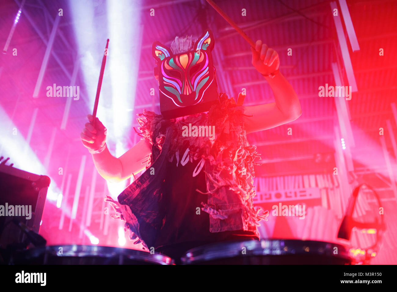 The mysterious musical project Slow Magic consists of a masked artist ...