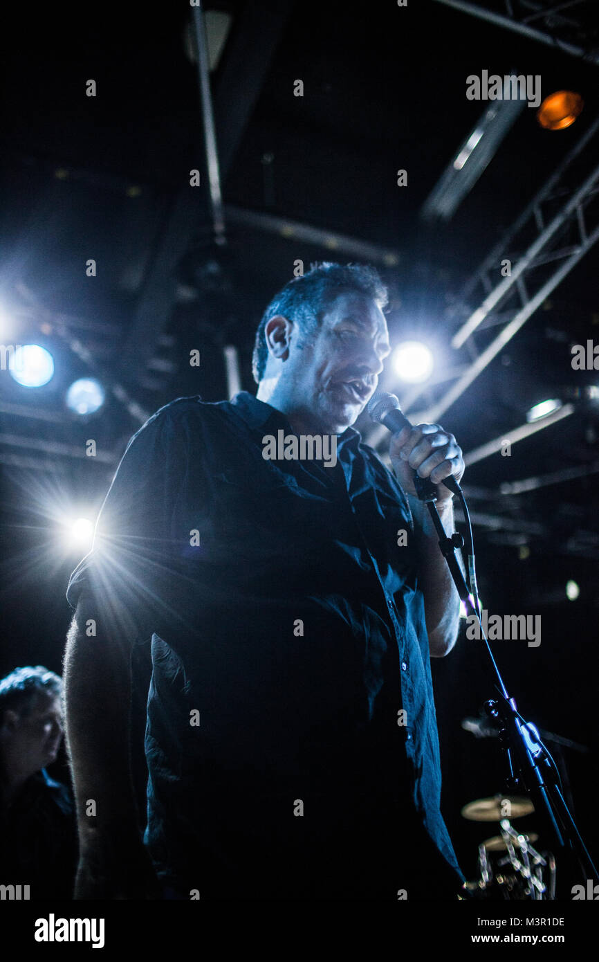 The British post-punk band The Pop Group performs a live concert at the ...