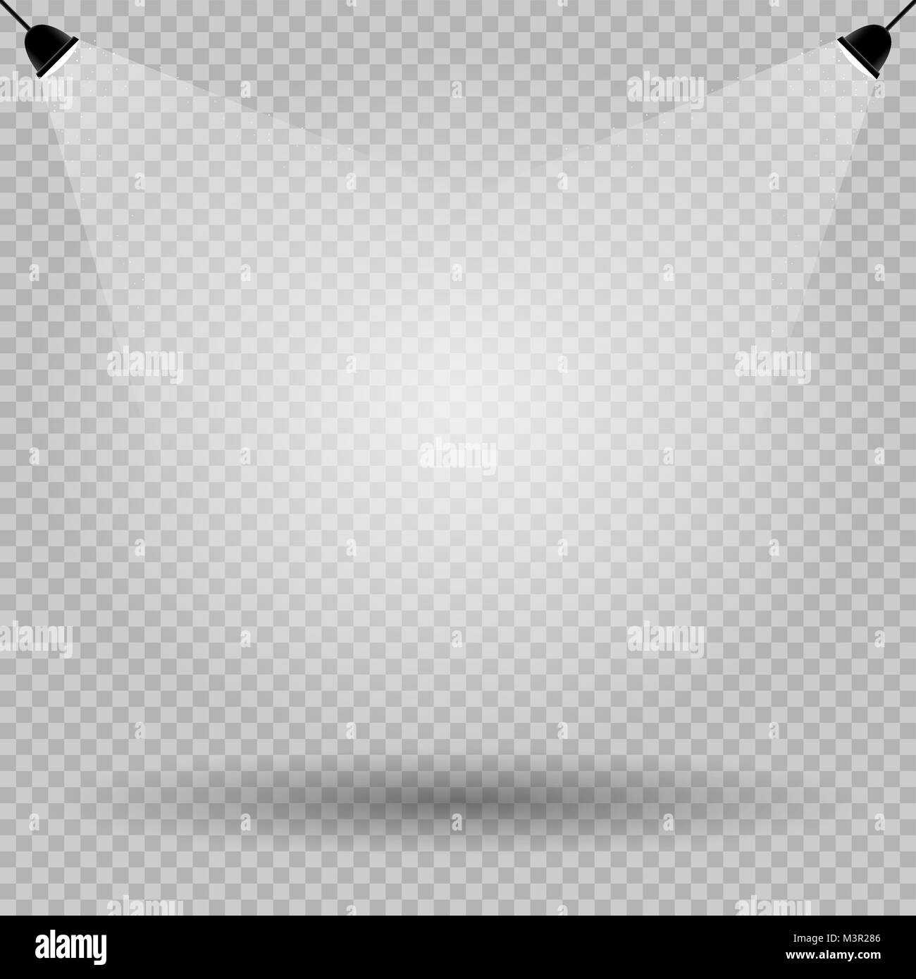 lights shadow empty template transparent Stock Vector Image & Art - Alamy