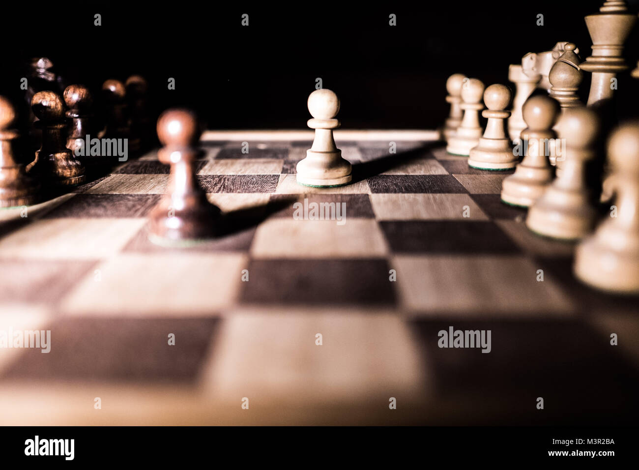 Intense game of chess hi-res stock photography and images - Alamy